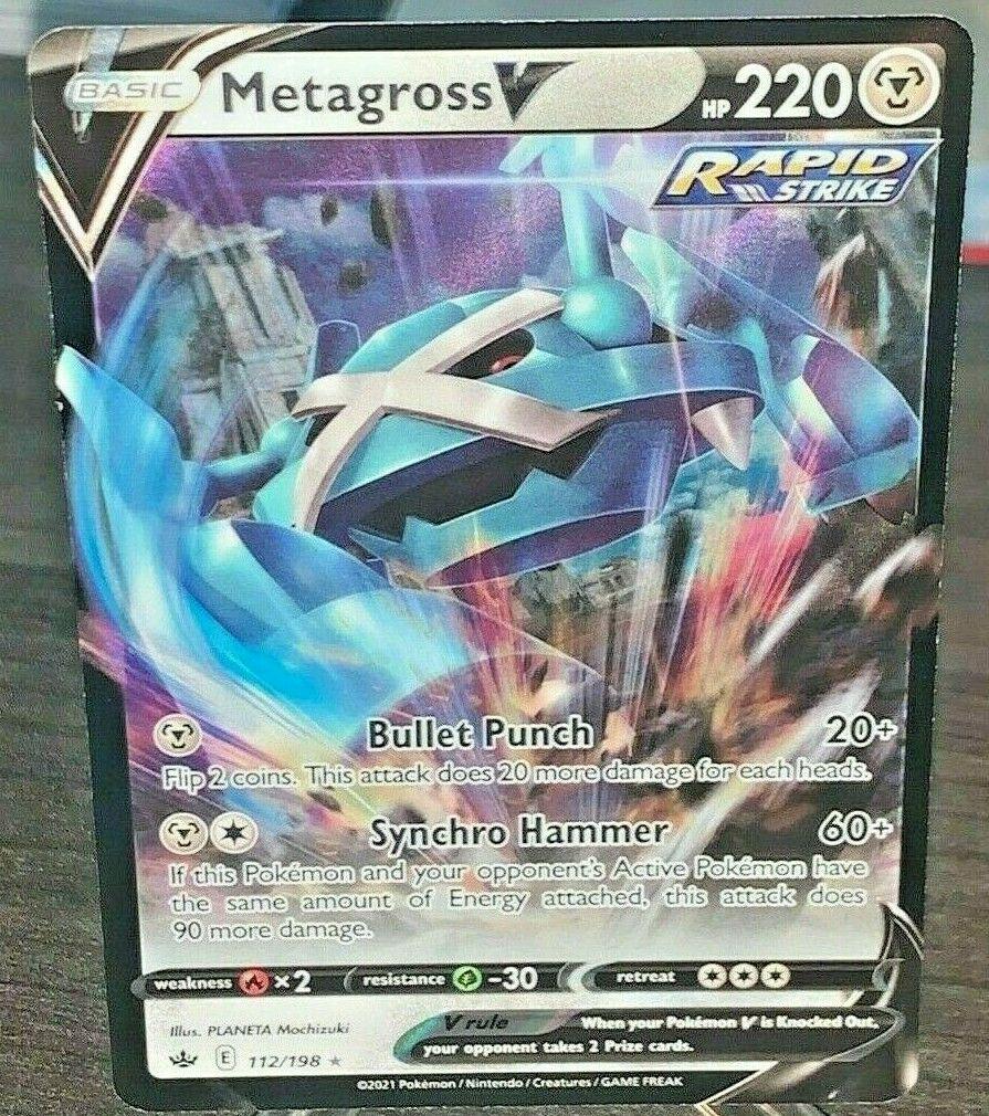 Metagross V #112 Prices | Pokemon Chilling Reign | Pokemon Cards