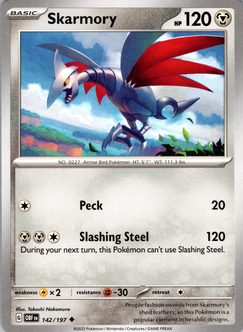 Skarmory #142 Prices | Pokemon Obsidian Flames | Pokemon Cards