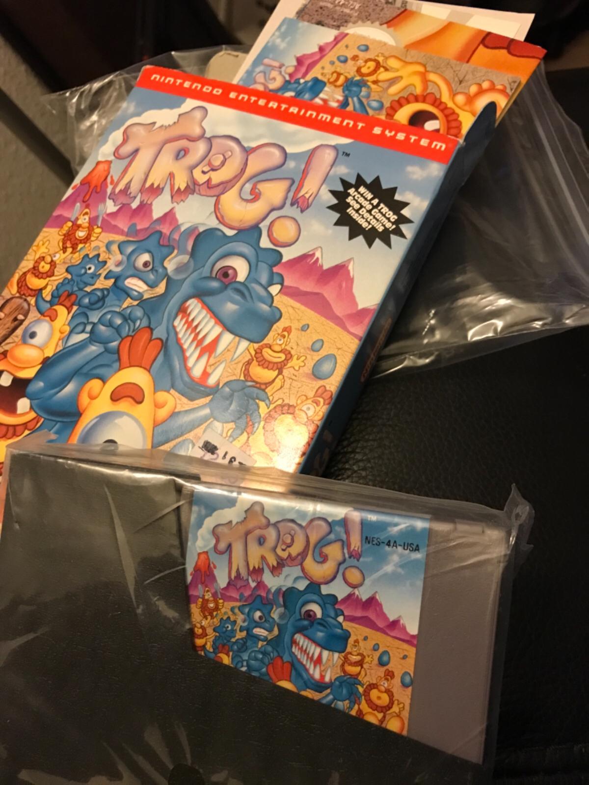 Trog | Item, Box, and Manual | NES