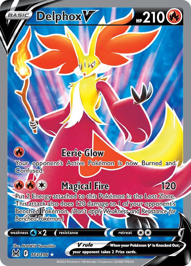 Delphox V #173 Prices | Pokemon Lost Origin | Pokemon Cards