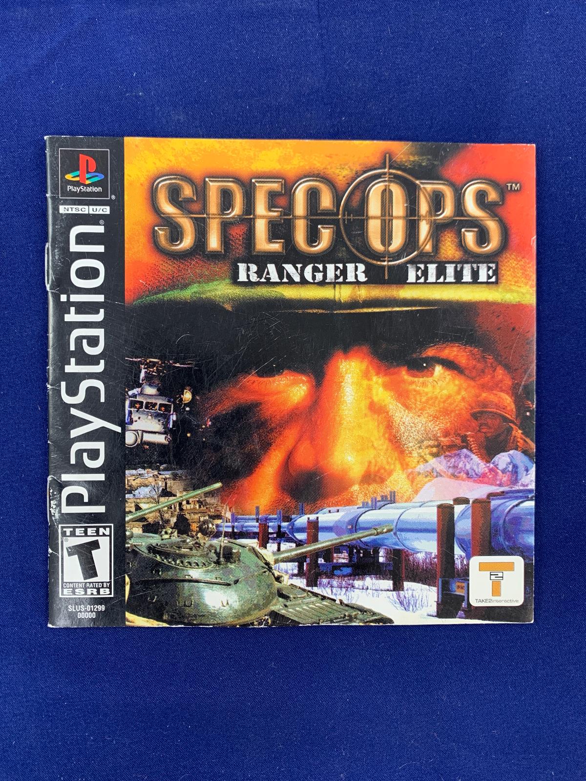 Spec Ops Ranger Elite | Manual only | Playstation