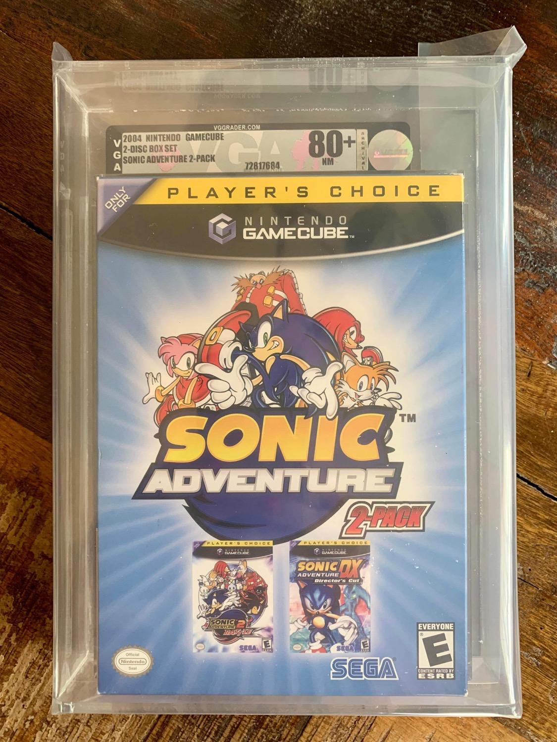 Sonic Adventure 2 Pack | Graded Item, Box, and Manual | Gamecube