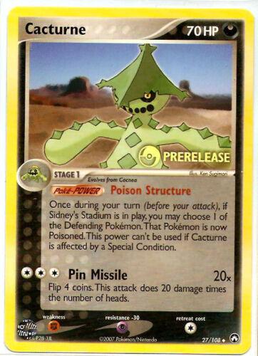 Cacturne [Prerelease] #27 Prices | Pokemon Power Keepers | Pokemon Cards