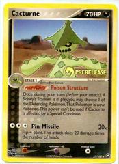 Cacturne [Prerelease] #27 Prices | Pokemon Power Keepers | Pokemon Cards