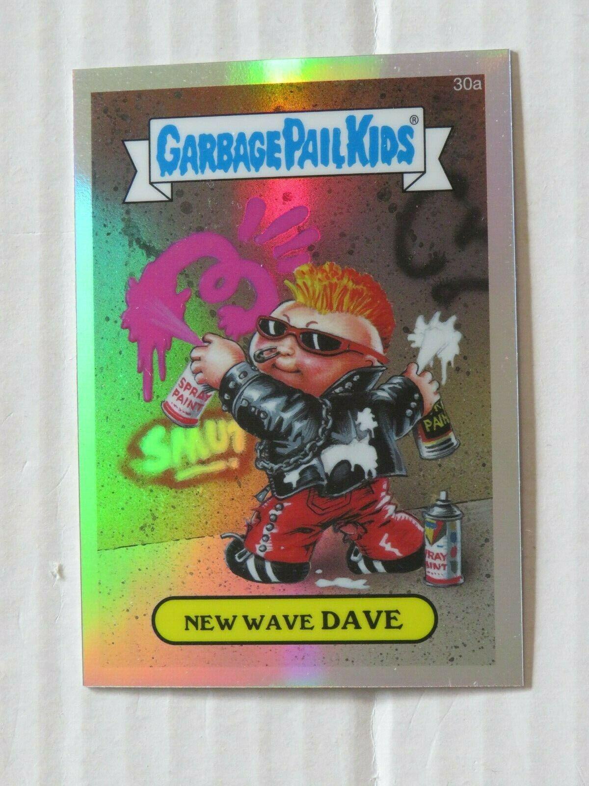 New Wave DAVE [Refractor] #30a Prices | 2013 Garbage Pail Kids Chrome ...