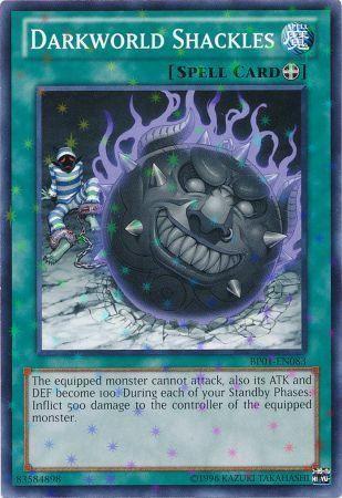 Darkworld Shackles [Starfoil Rare] BP01-EN083 Prices | YuGiOh Battle ...