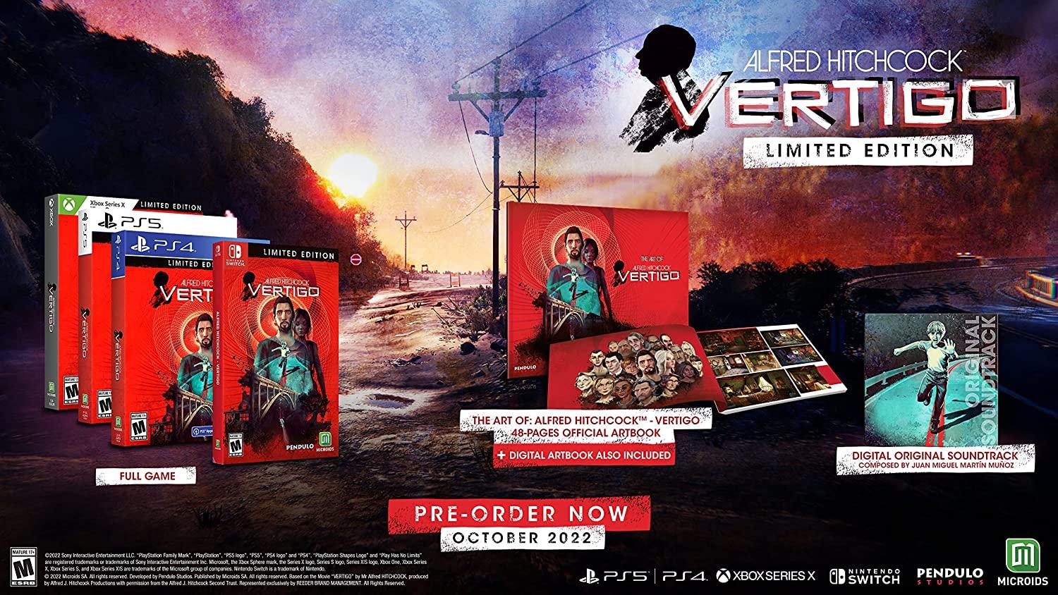 Alfred Hitchcock Vertigo: Limited Edition Prices Nintendo Switch ...