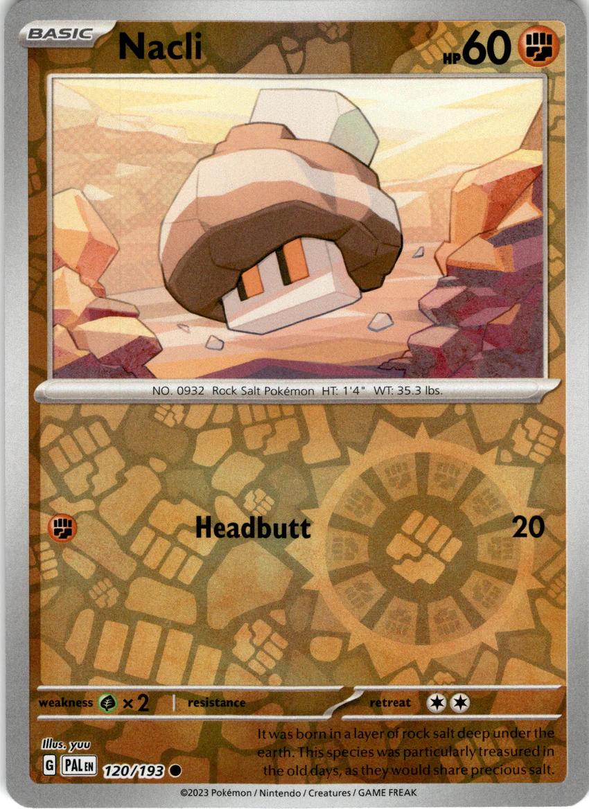 Nacli [Reverse Holo] #120 Prices | Pokemon Paldea Evolved | Pokemon Cards