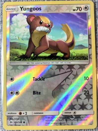Yungoos [Reverse Holo] | Ungraded | Pokemon Sun & Moon