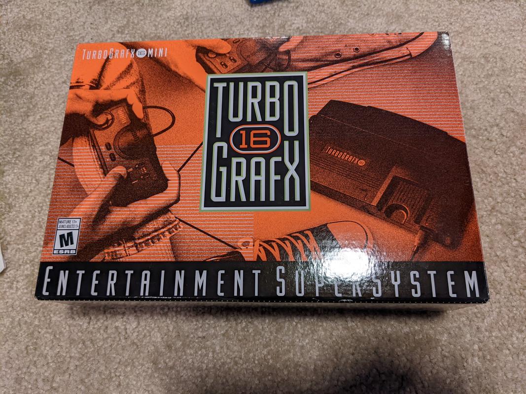 TurboGrafx 16 Mini | New Item, Box, and Manual | TurboGrafx-16