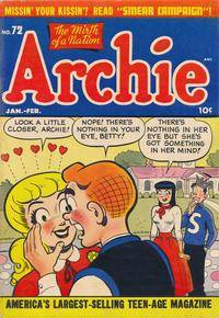 Archie #72 (1955) Prices | Archie Series