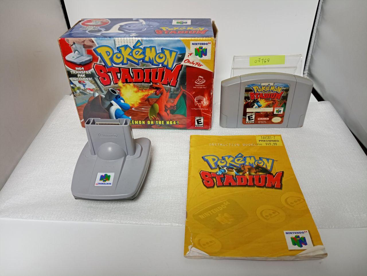 Pokemon Stadium | Item, Box, and Manual | Nintendo 64