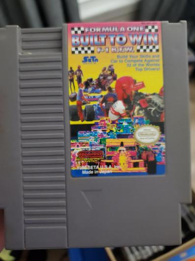 Formula One Built To Win | Item only | NES