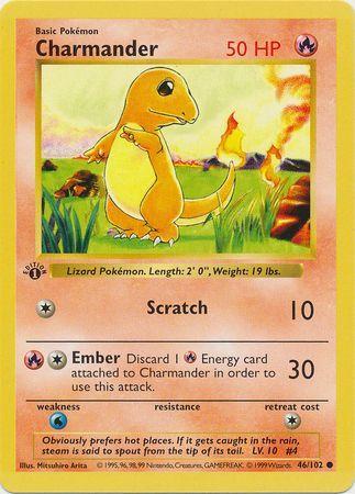 Charmander [1st Edition] #46 Prices | Pokemon Base Set | Pokemon Cards