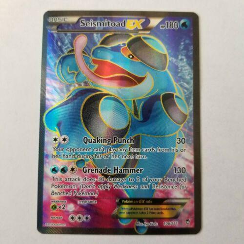 Seismitoad EX #106 Prices | Pokemon Furious Fists | Pokemon Cards
