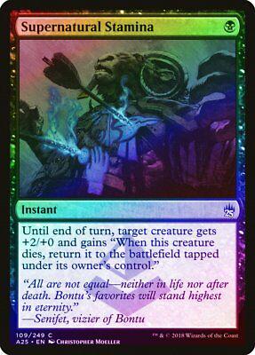 Supernatural Stamina [Foil] Prices | Magic Masters 25 | Magic Cards