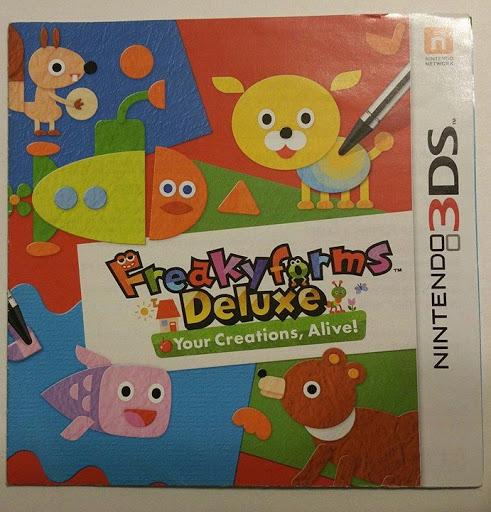 Freakyforms Deluxe Your Creations Alive | Manual only | Nintendo 3DS