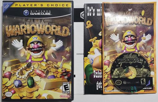 Wario World | Item, Box, and Manual | Gamecube