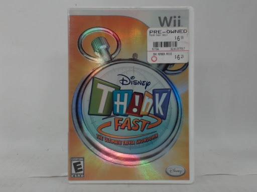 Think Fast | Item, Box, and Manual | Wii