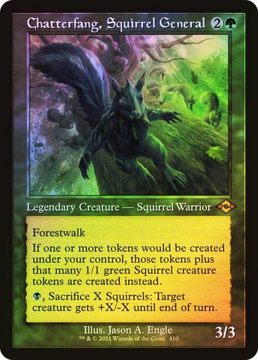Chatterfang, Squirrel General [Retro Foil] #410 Prices | Magic Modern ...