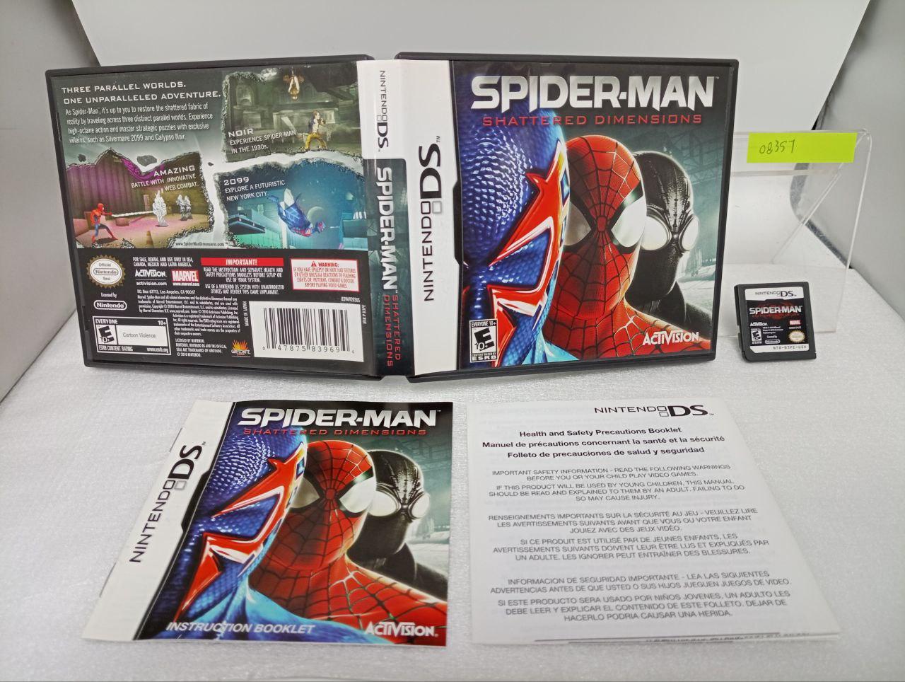 Spiderman: Shattered Dimensions | Item, Box, and Manual | Nintendo DS