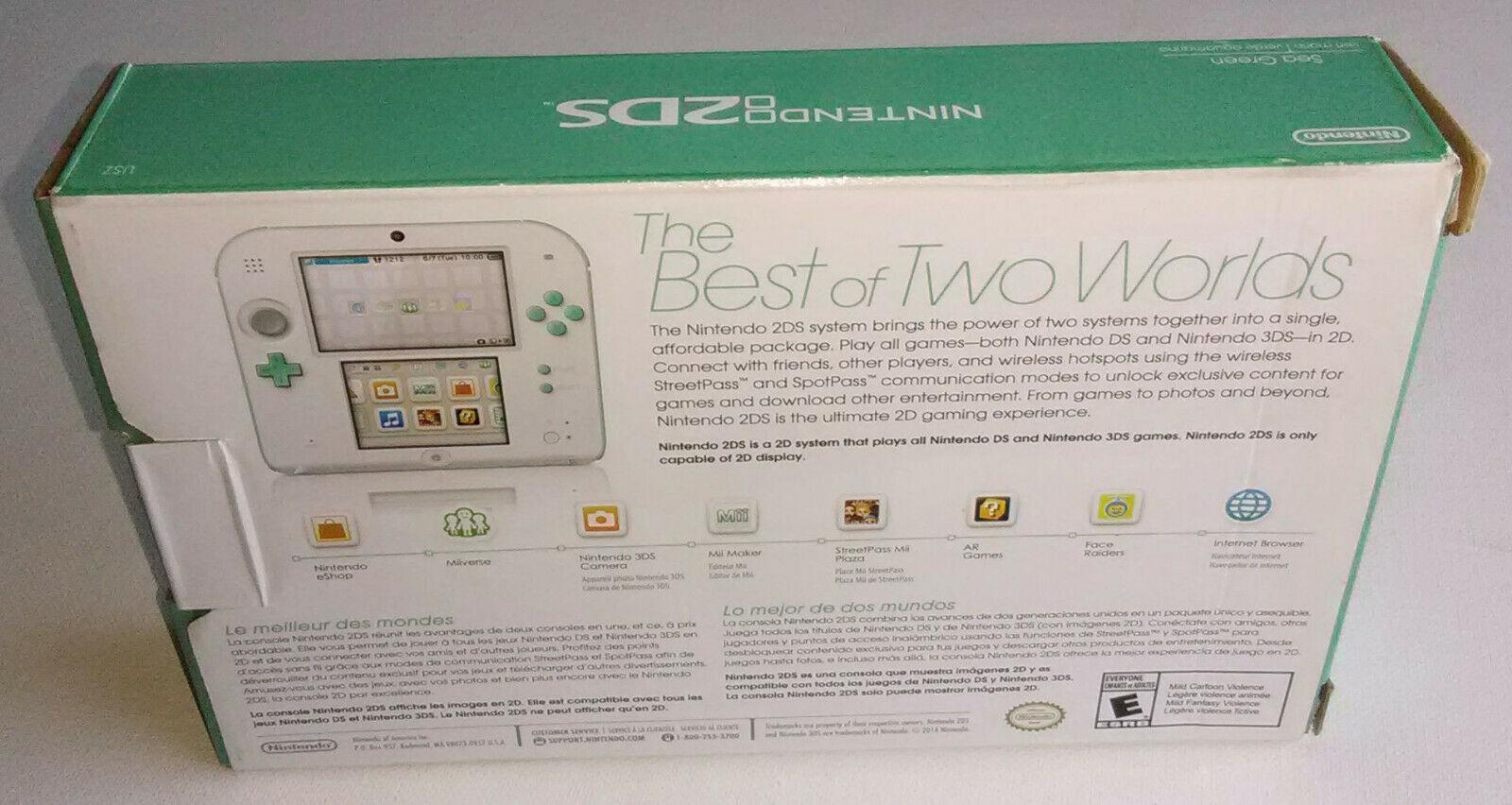 Nintendo 2DS [Sea Green] Prices Nintendo 3DS | Compare Loose, CIB & New ...