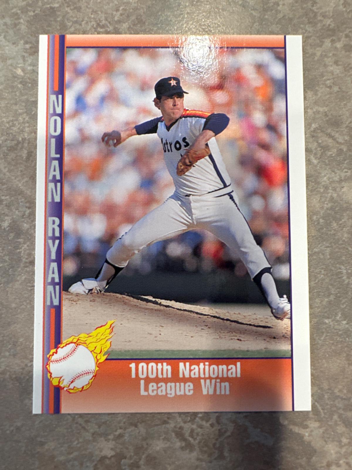 100th National League Win #150 Prices | 1991 Pacific Nolan Ryan ...