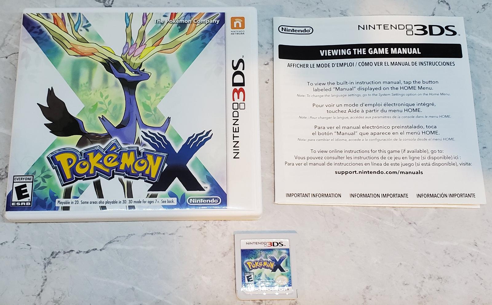 Pokemon X | Item, Box, and Manual | Nintendo 3DS