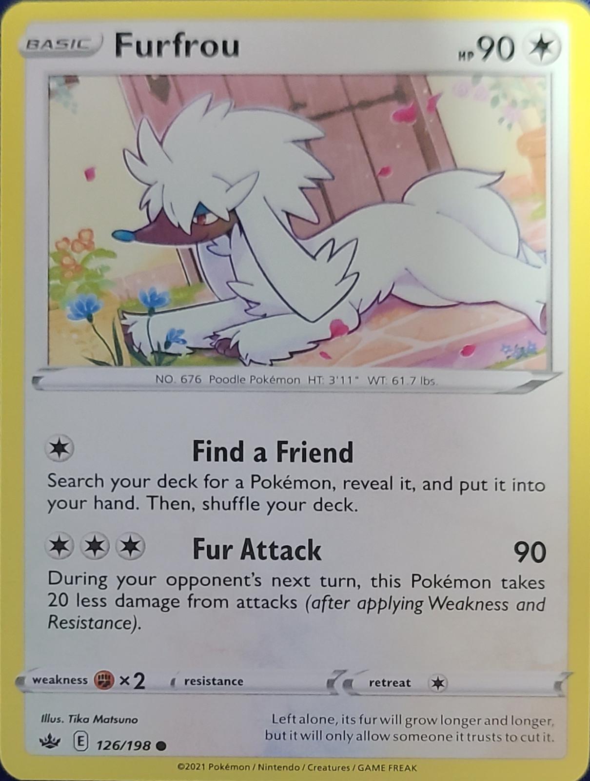 Furfrou #126 Prices | Pokemon Chilling Reign | Pokemon Cards