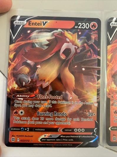 Entei V | Ungraded | Pokemon Brilliant Stars