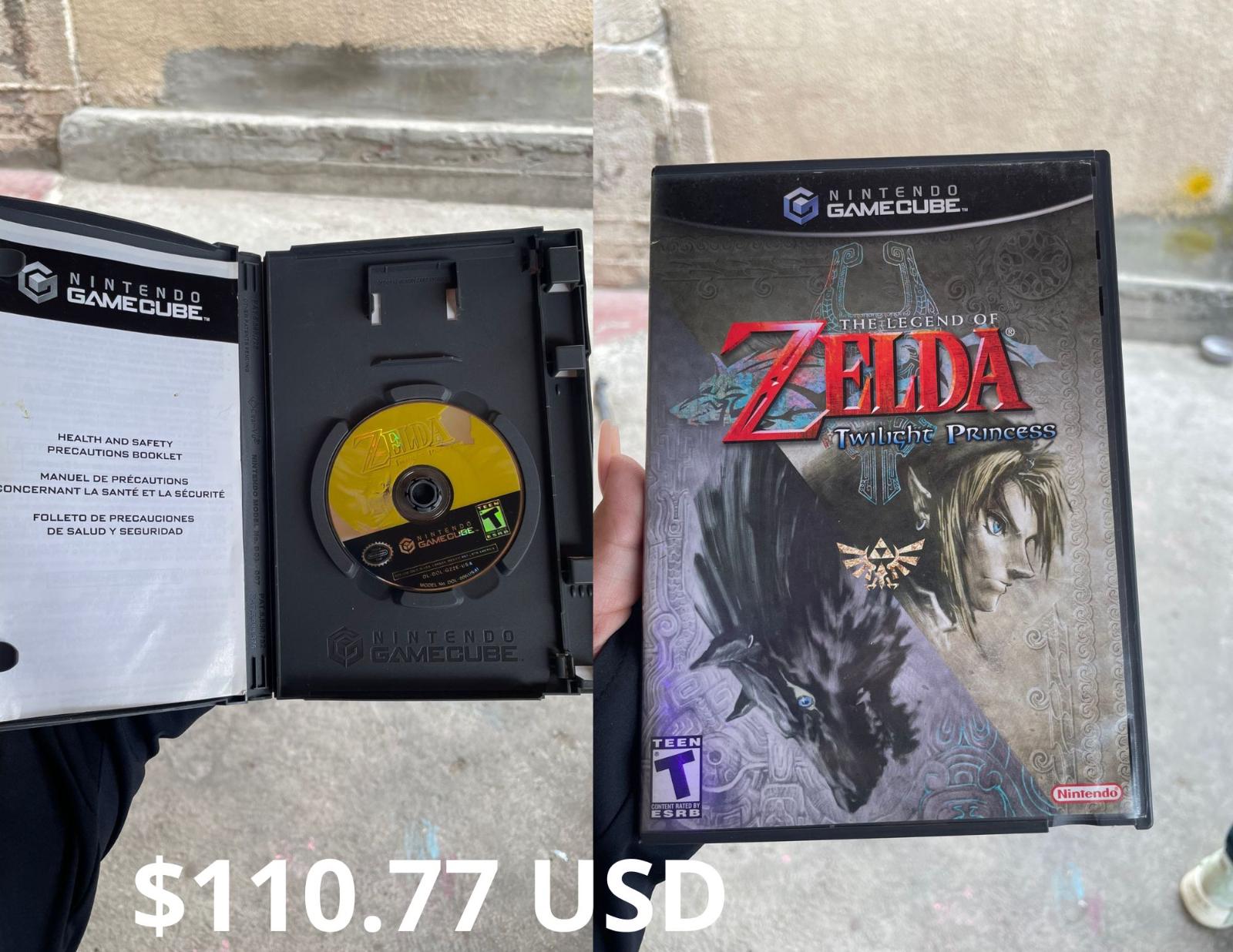 Zelda Twilight Princess | Item and Box only | Gamecube