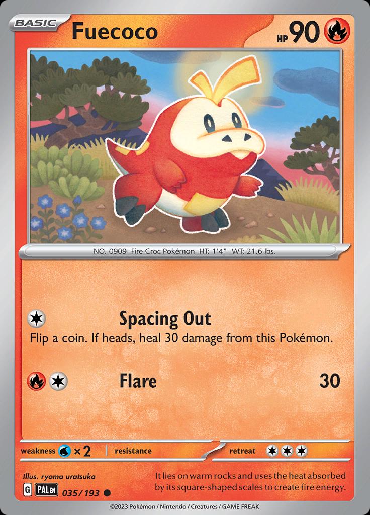 Fuecoco #35 Prices | Pokemon Paldea Evolved | Pokemon Cards