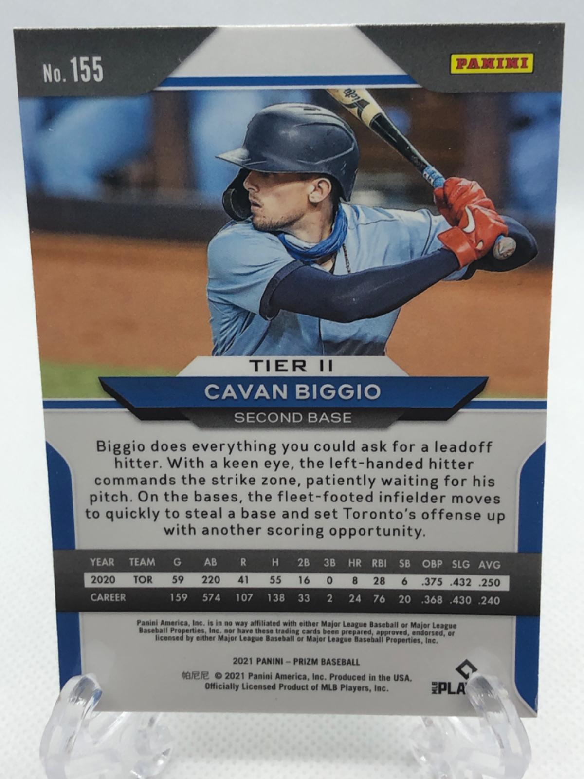 Cavan Biggio #155 Prices | 2021 Panini Prizm | Baseball Cards