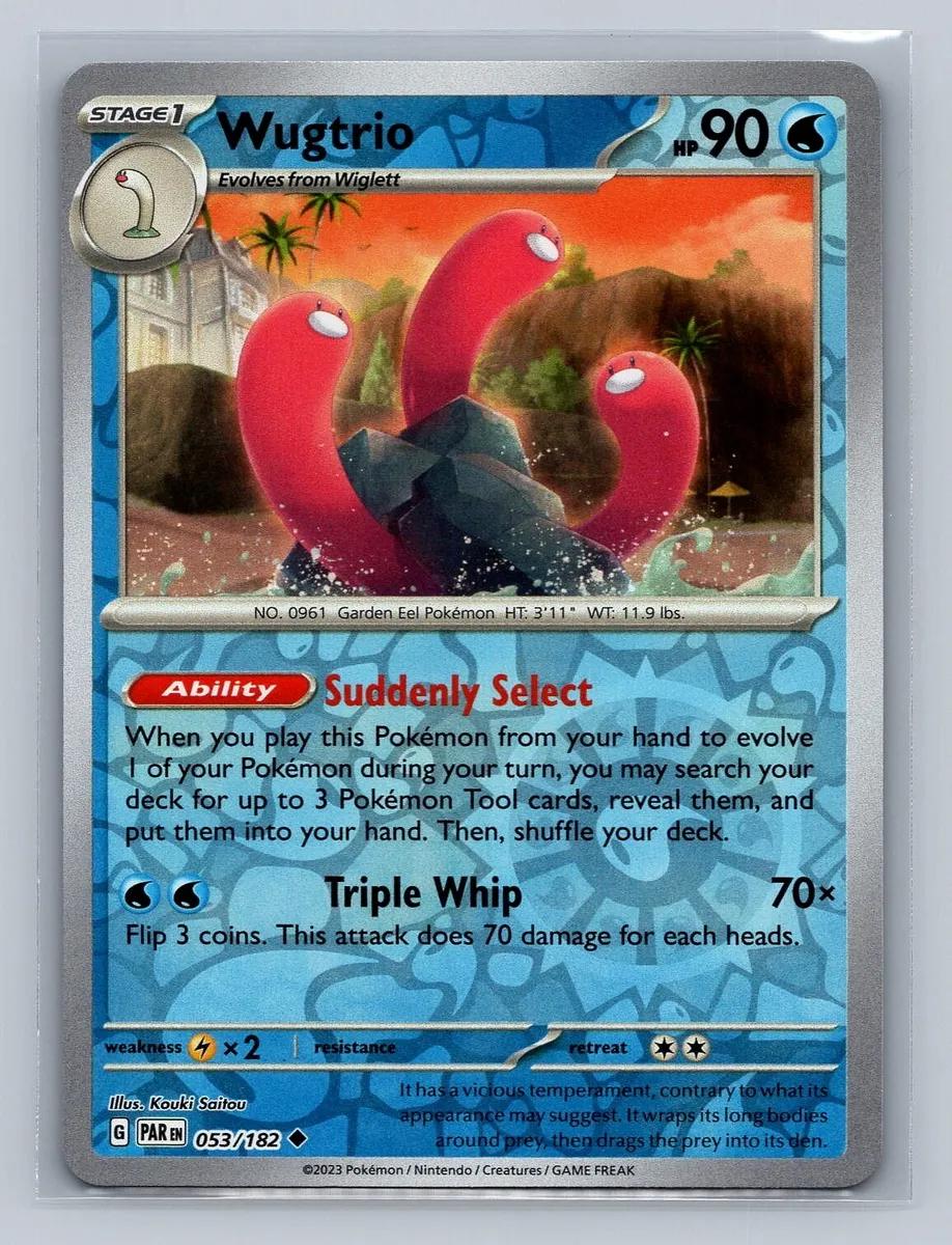 Wugtrio [Reverse Holo] #53 Prices | Pokemon Paradox Rift | Pokemon Cards