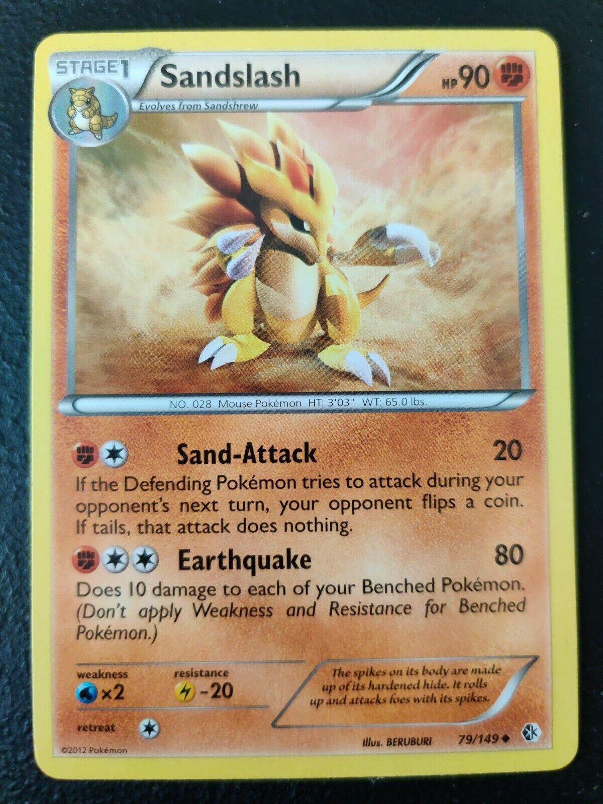 Sandslash #79 Prices | Pokemon Boundaries Crossed | Pokemon Cards