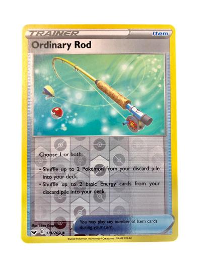 Ordinary Rod [Reverse Holo] | Ungraded | Pokemon Sword & Shield