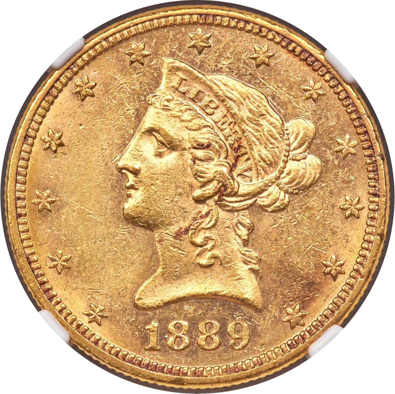1889 [PROOF] Liberty Head Gold Eagle Prices | Ungraded, NGC, PCGS Values