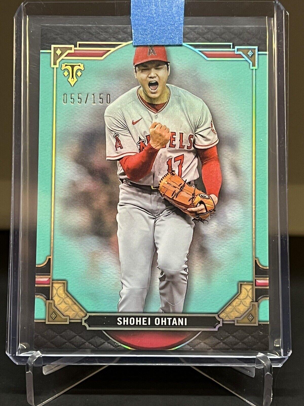 Shohei Ohtani [Aquamarine] #41 Prices | 2022 Topps Triple Threads ...