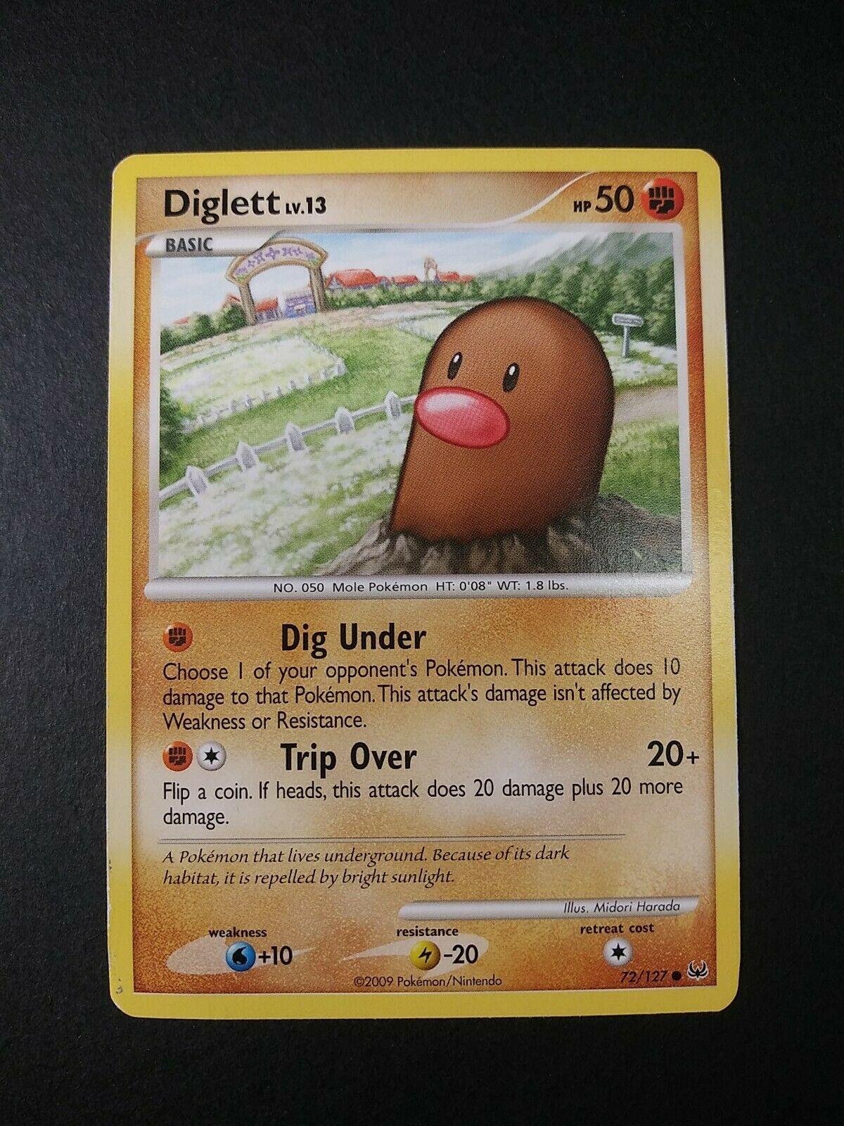 Diglett #72 Prices | Pokemon Platinum | Pokemon Cards