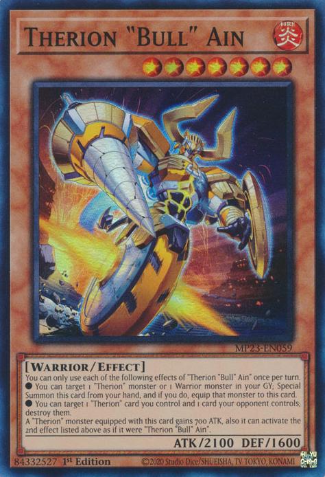 Therion Bull Ain MP23-EN059 Prices | YuGiOh 25th Anniversary Tin: Dueling Heroes Mega Pack ...