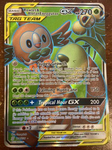 Rowlet & Alolan Exeggutor GX #214 Prices | Pokemon Unified Minds | Pokemon Cards