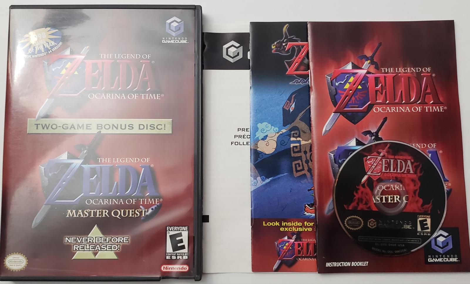 Zelda Ocarina of Time Master Quest | Item, Box, and Manual | Gamecube