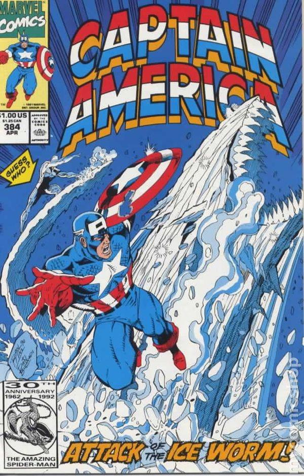 Captain America [Penney 2nd Print] #384 (1991) Prices | Captain America ...