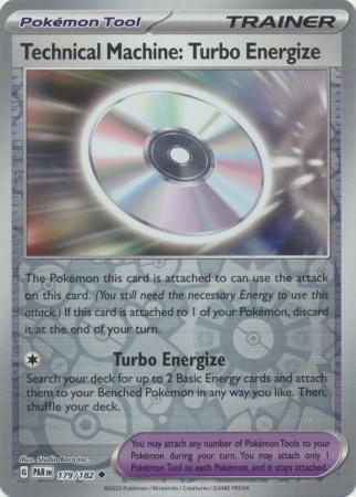 Turbo Energize [Reverse Holo] #179 Prices | Pokemon Paradox Rift ...