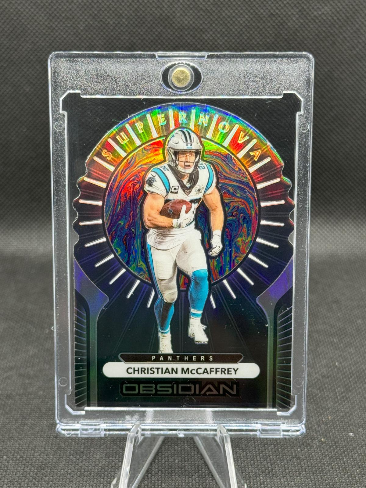 Christian McCaffrey #S1 Prices | 2020 Panini Obsidian Supernova ...