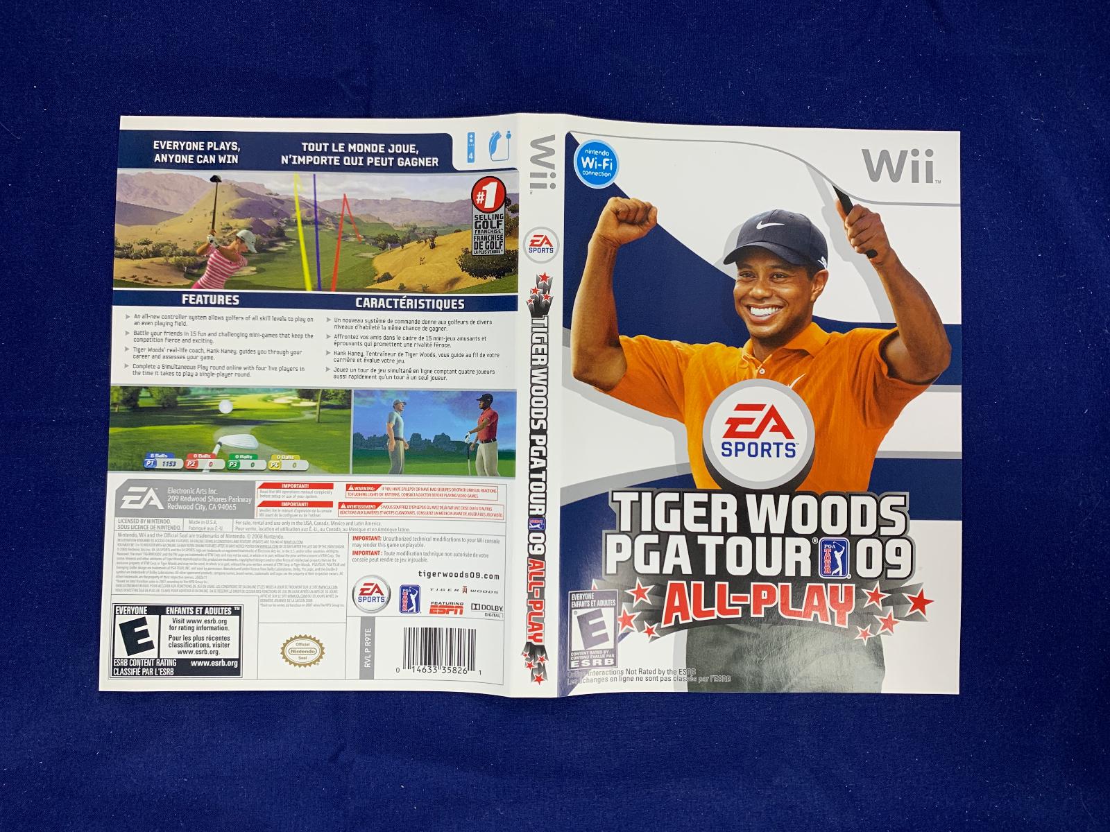 Tiger Woods 2009 All-Play | Box only | Wii