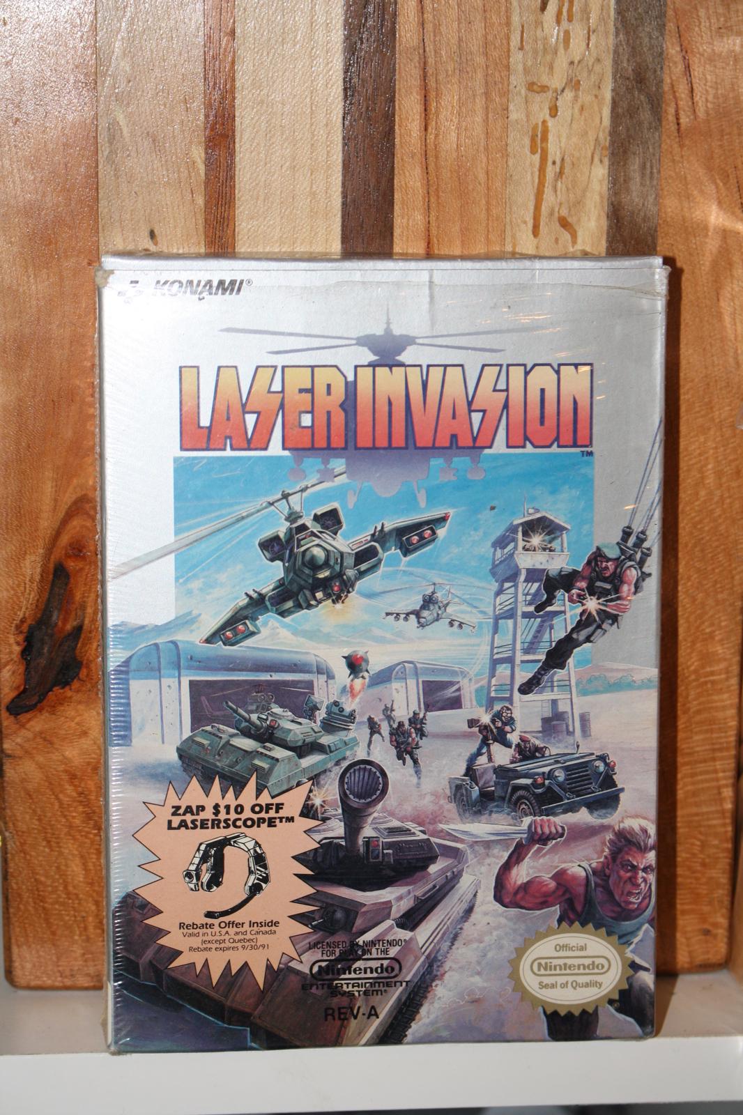 Laser Invasion | Item, Box, and Manual | NES