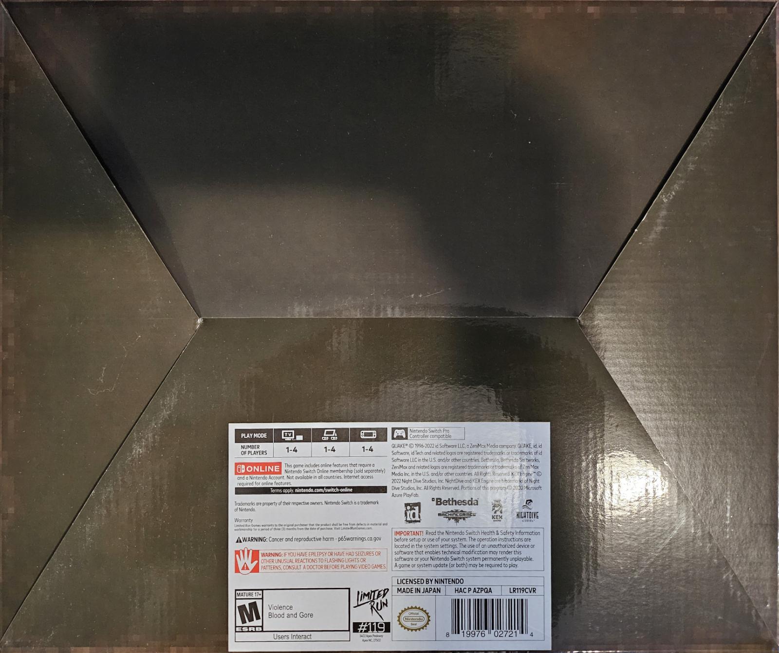 Quake [Ultimate Edition] Prices Nintendo Switch | Compare Loose, CIB ...