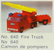 Fire Truck #640 LEGO Set Prices | New, Boxed, Loose Values