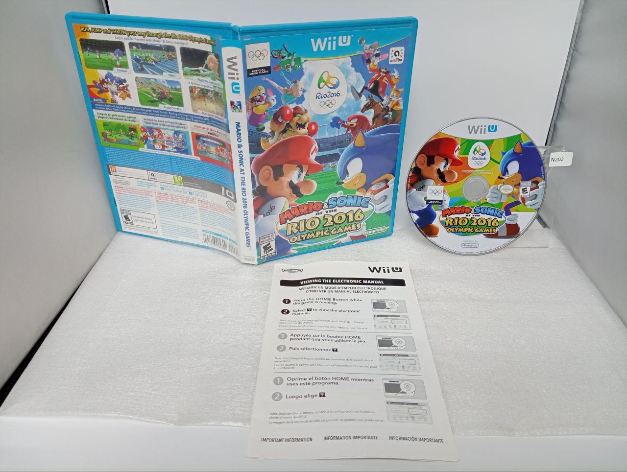 Mario & Sonic at the Rio 2016 Olympic Games | Item, Box, and Manual | Wii U